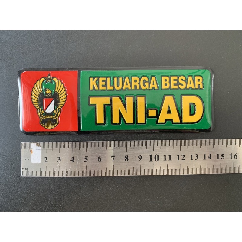 Jual Sticker Stiker Panjang Timbul Logo Kesatuan Keluarga Besar TNI AD ...