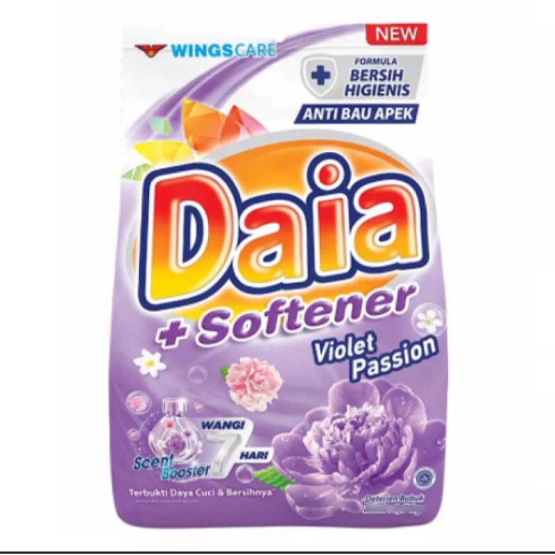 Jual Daia Deterjen Bubuk 800gr Violet /Daia Detergent Powder Softener 800gr | Shopee Indonesia