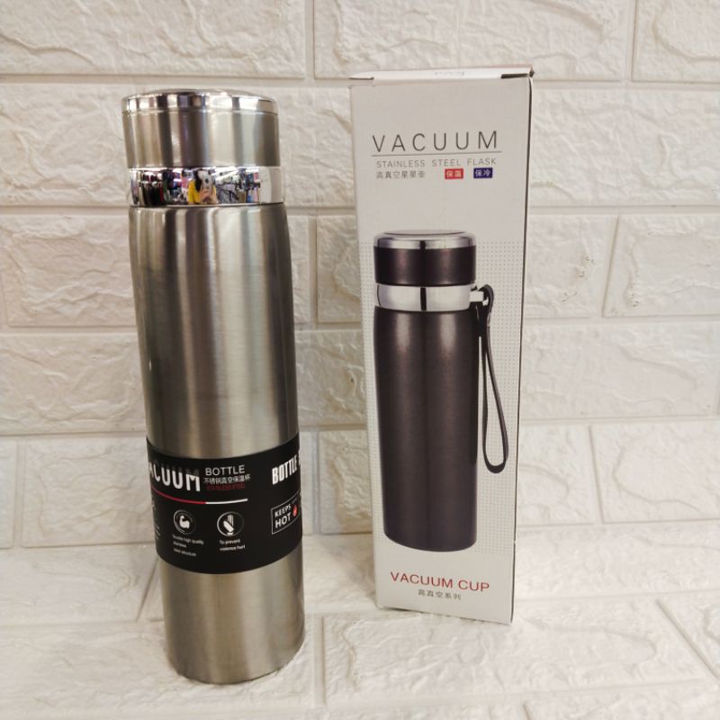 Jual Termos stainless steel 800ml -1000ml// termos air panas Vacuum cup ...