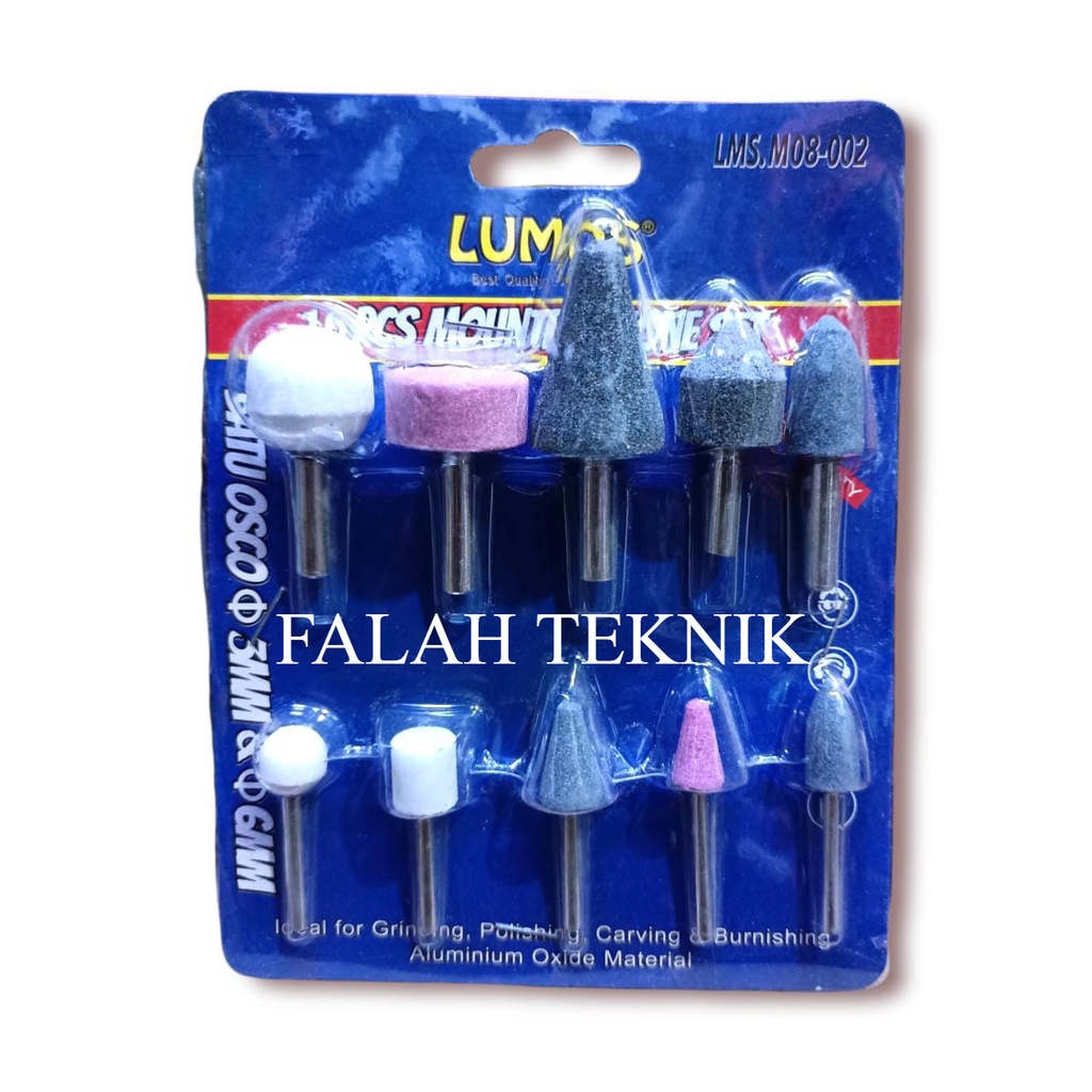 Jual Batu Gerinda Mini Mata Bor Tuner - Batu Osco Mounted Stone 10 Pcs ...