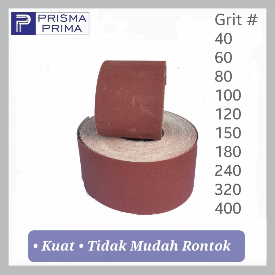 Jual Amplas Kain Rol Roll Meteran Grit Kasar Halus | Shopee Indonesia