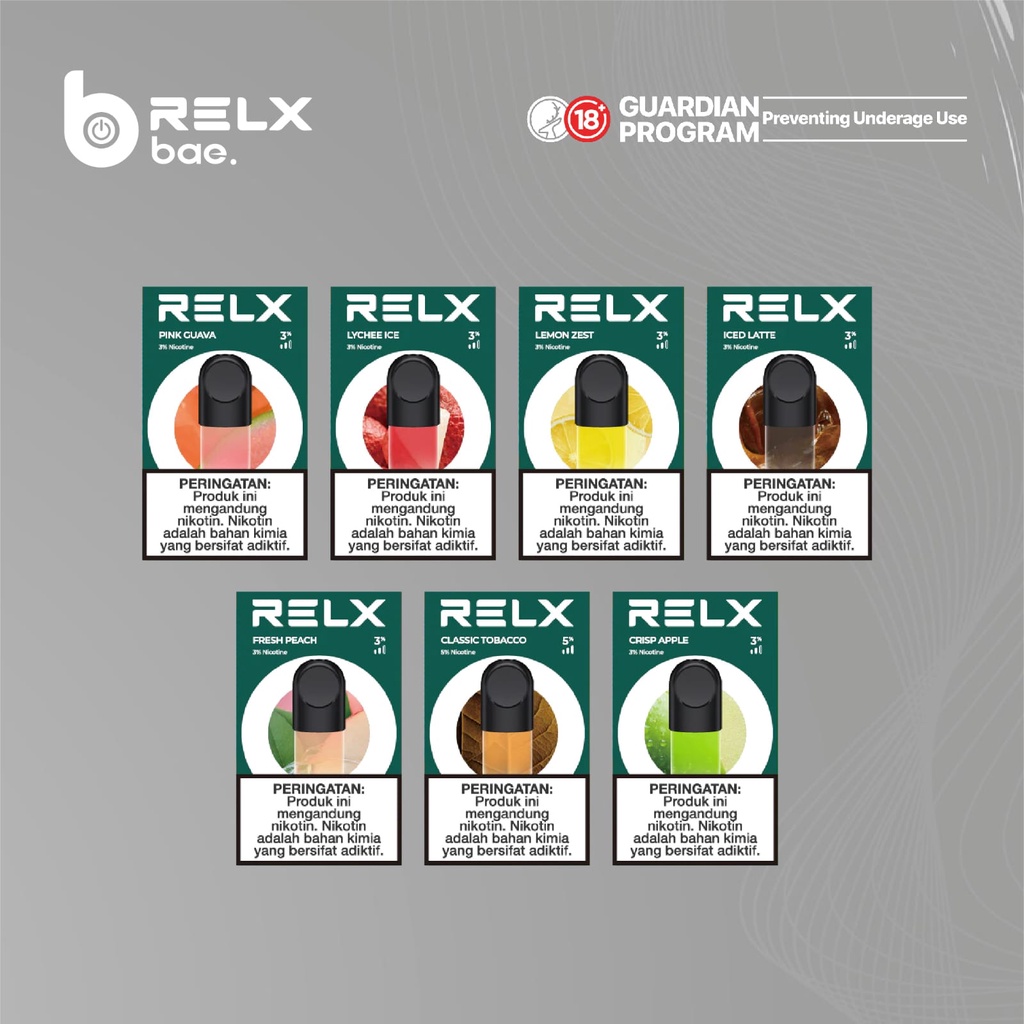 Jual RELX Pod - Kemasan TERBARU isi 1 Pack | Shopee Indonesia