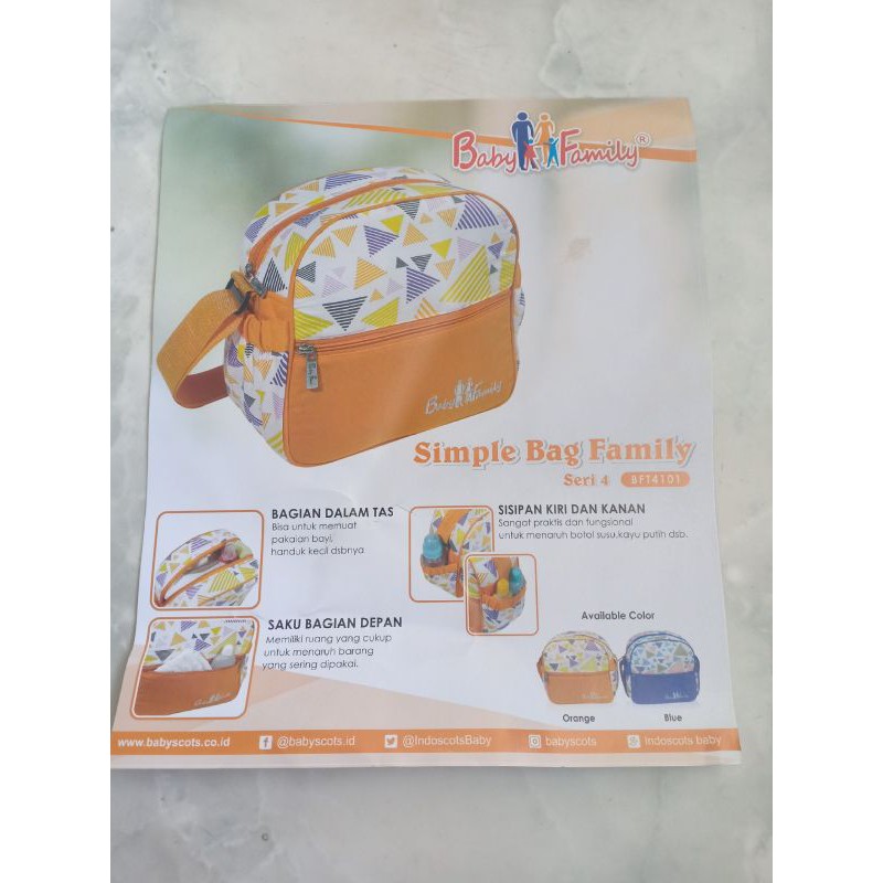 Jual tas baby family/ baby scoots tas kecil Simple bag family seri ...