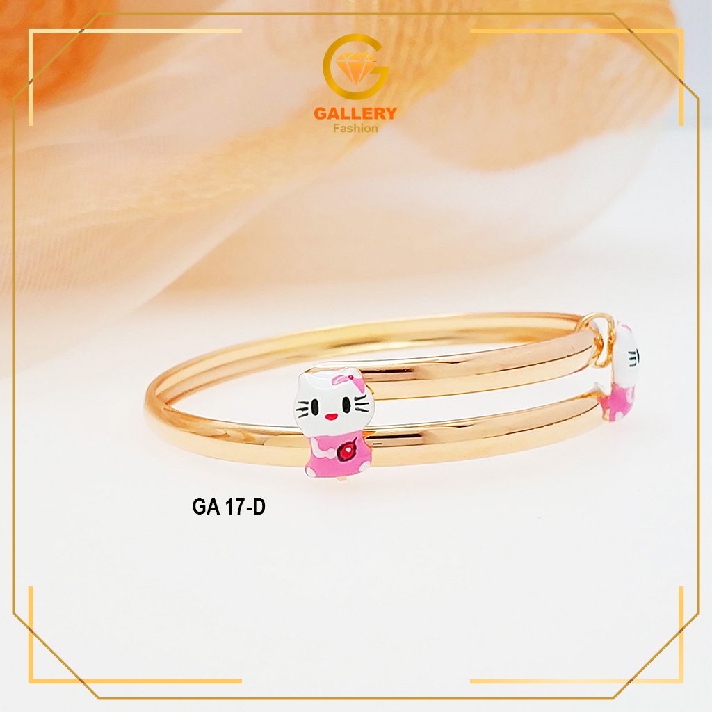 Jual GELANG BANGLE ANAK BAYI EMAS ASLI KADAR 300/6KARAT DAN 375/8KARAT ...