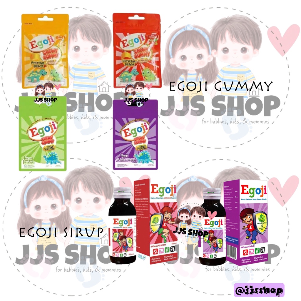 Jual EGOJI GUMMY SACHET ISI 10 BUTIR / EGOJI SYRUP SIRUP 50ML 100ML ...