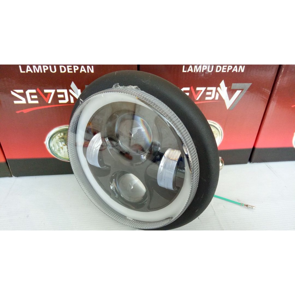 Jual Lampu Depan CB Japstyle Dayled Reflektor LED Headlamp Custom ...