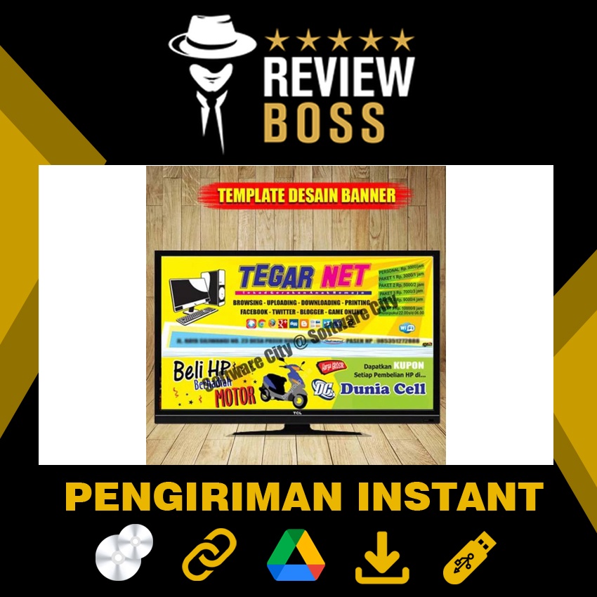 Jual BUNDLE RATUSAN TEMPLATE PREMIUM BANNER SPANDUK USAHA PERCETAKAN ...