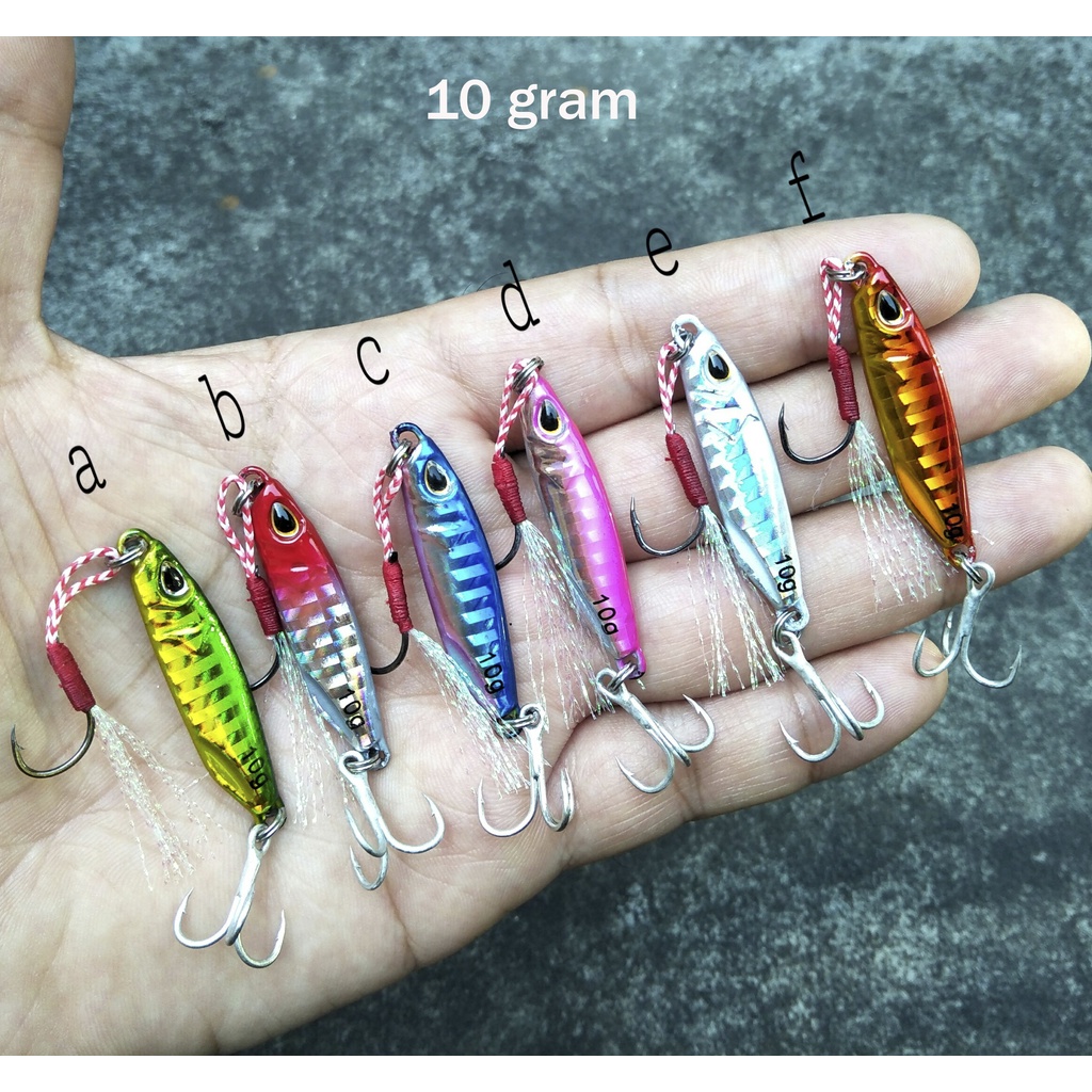 Jual Lure Micro Jig 10 gram Copy Duo - Umpan Pancing Ultralight Casting ...