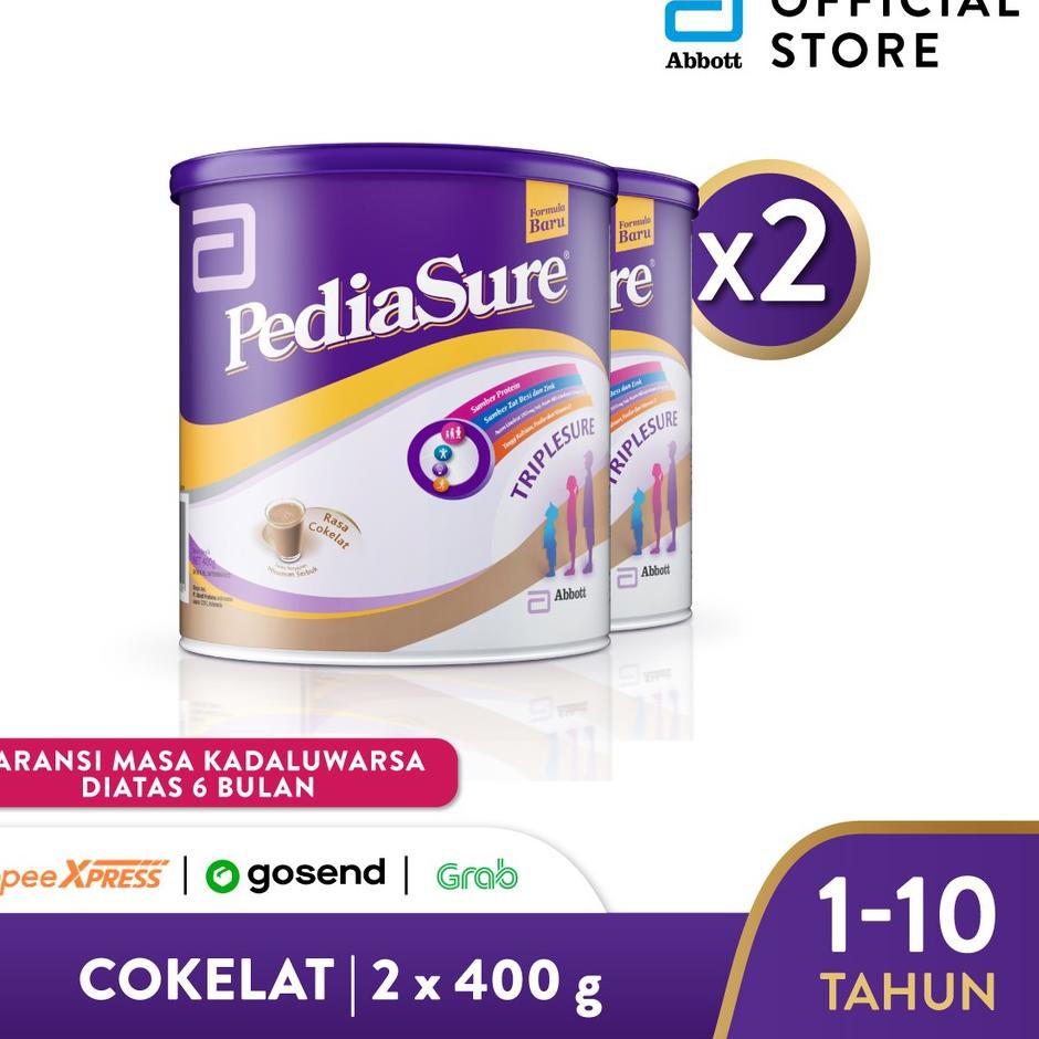 Jual *(NEW)* Pediasure Coklat 400 g (1-10 tahun) Susu Formula Pertumbuhan Anak - Kids Formula ...