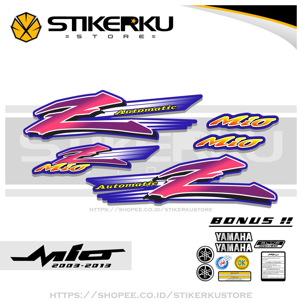 Jual STRIPING MIO AMORE / THAILAND / STIKER AMORE / STICKER MIO AMORE ...