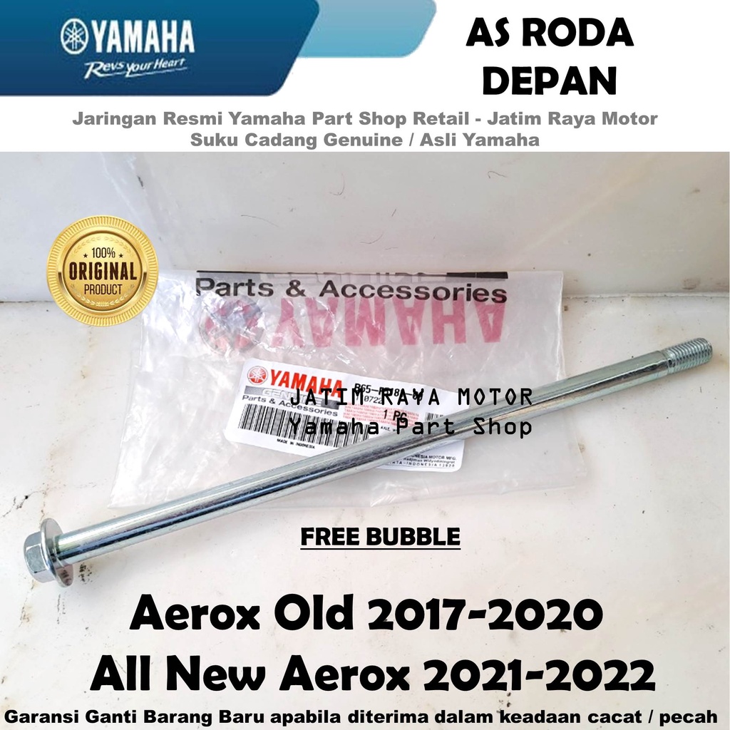 Jual Axle As Roda Depan All New Aerox 2021 Aerox Old 155 Asli Original ...