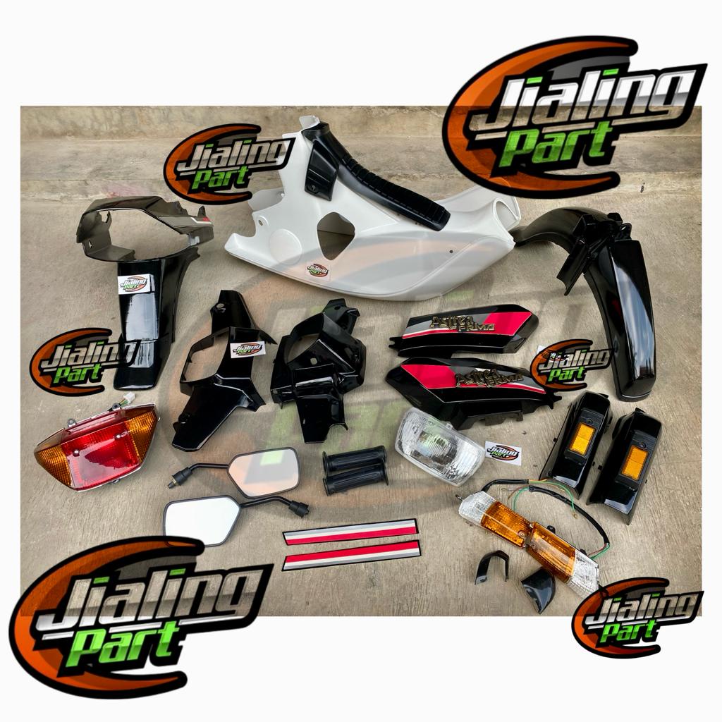 Jual paket body prima full set hitam cover body astrea honda prima ful ...