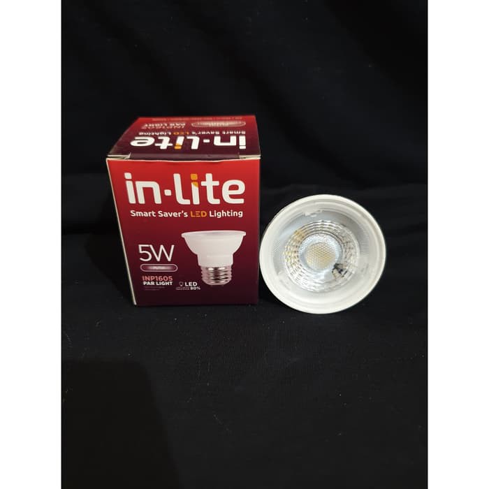 Jual Lampu Inlite COB 5W Warm White / Kuning INP1605 PAR Light E27 220V ...