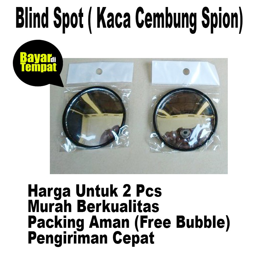 Jual Spion Tempel Bulat / Blind Spot Mirror Kaca Spion Mini Tambahan ...