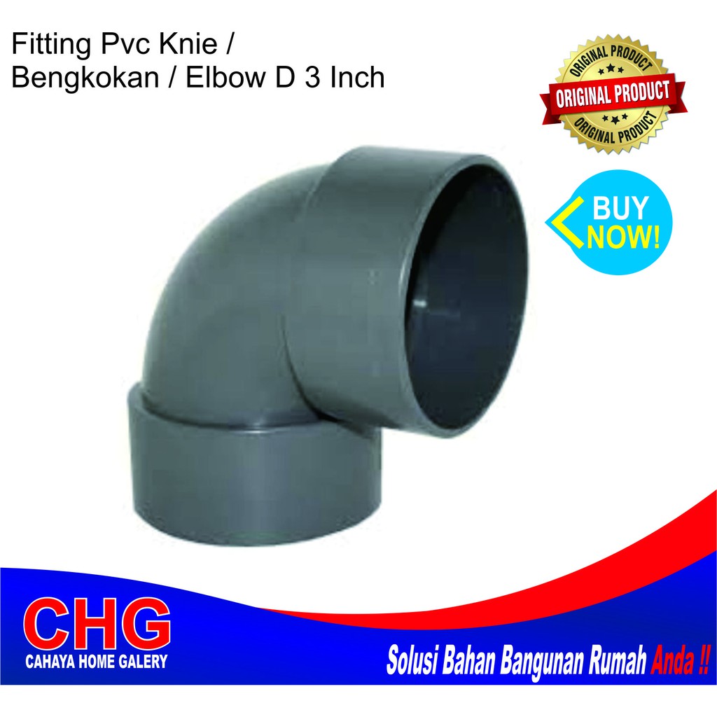 Jual Sambungan Pipa Knee Knie D DL 3 ELBOW D 3 Inch Pvc | Shopee Indonesia
