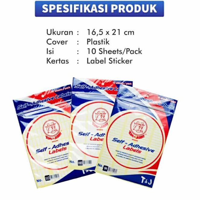 Jual PROMO lebel t&j no.112 10 lembar | Shopee Indonesia