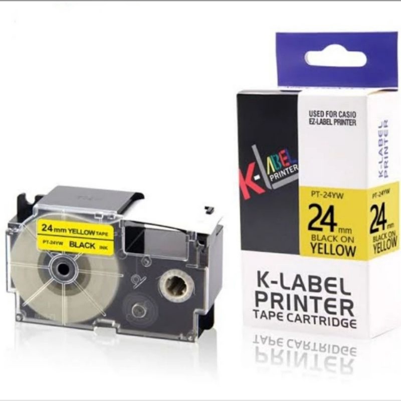 Jual Label K-LABEL Printer 24 mm Compatible Casio EZ Tape Printer 24mm | Shopee Indonesia