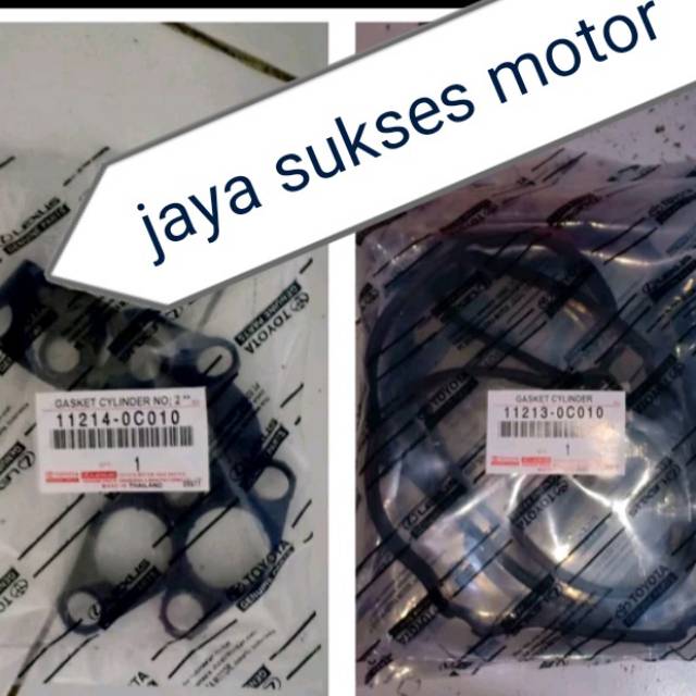 Jual Seal paking klep mesin dan seal busi set Toyota Innova bensin ...