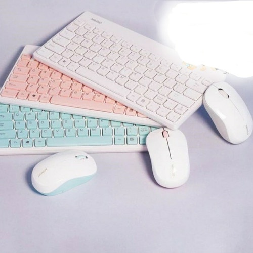 Jual Miniso Keyboard Mouse Combo Set Multimedia Wireless Keyboard Bundle Shopee Indonesia