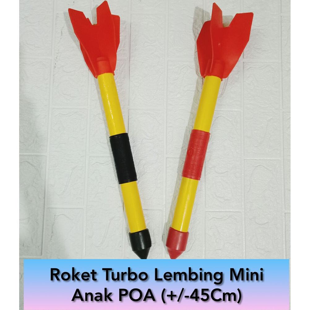 Jual Roket Turbo Lempar Lembing Mini Perlengkapan Olahraga Anak Poa ...