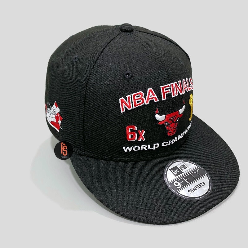 Jual TOPI NEW ERA ORIGINAL 950 NBA FINAL CHIBULL BLACK | Shopee Indonesia