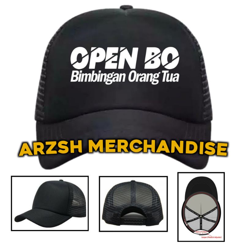 Jual Topo Open BO - Topi Trucker Jaring Open BO | Shopee Indonesia