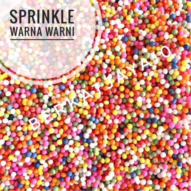 Jual SPRINKLE Repack 100 Gram Spikel Trimit Permen Gula Warna Warni ...