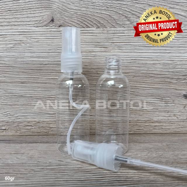 Jual BOTOL BR 60 ML BENING TUTUP SPRAY NATURAL / BOTOL KOSONG MURAH ...