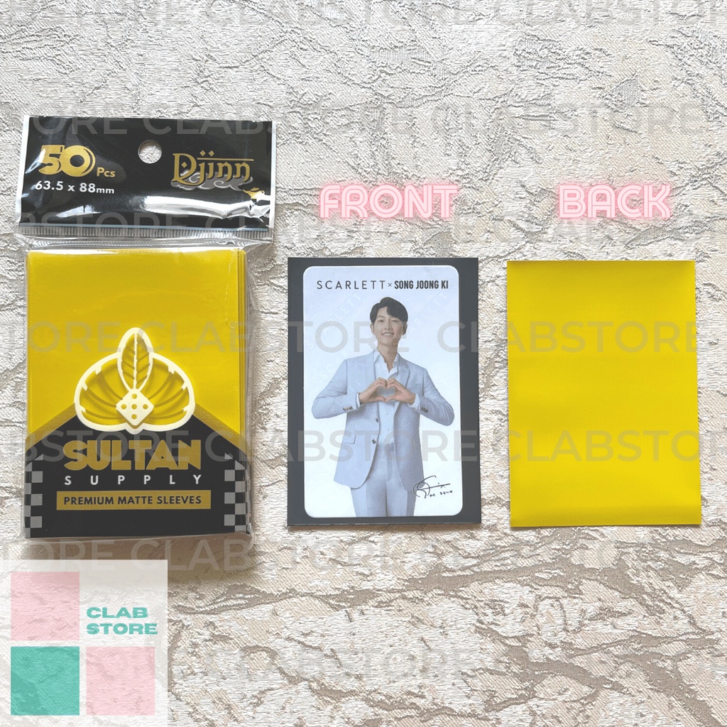 Jual Sultan Djinn Premium Sleeve Matte Clear Kpop Photo Card Pokemon ...