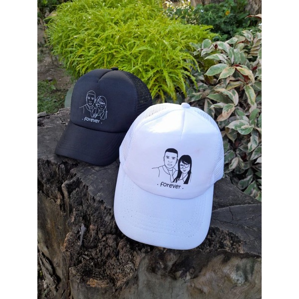 Jual Custom Topi Line Art | Shopee Indonesia
