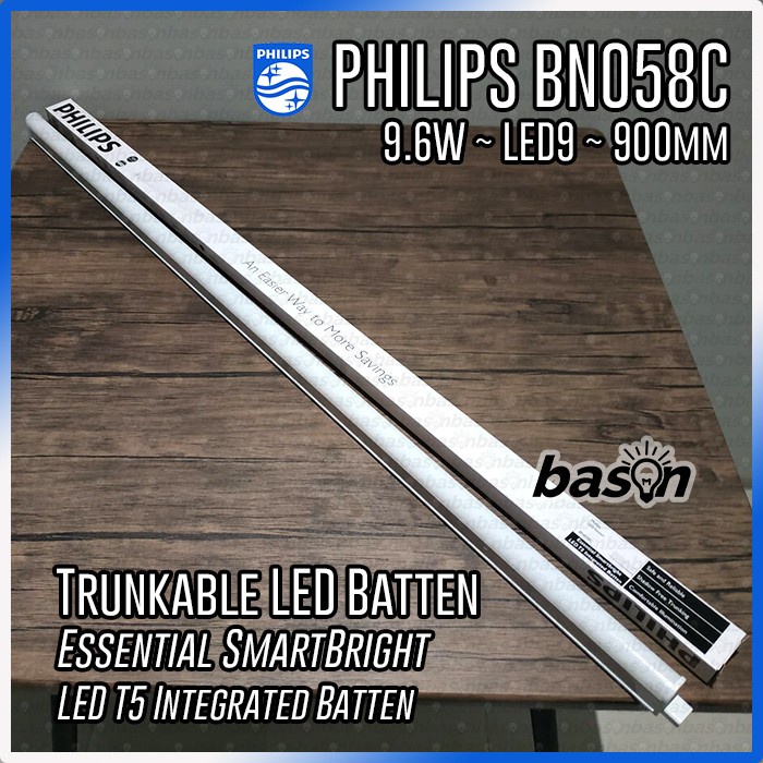 Jual PHILIPS BN058C 9.6W LED9 90cm - Lampu LED Batten Trunkable | Shopee Indonesia