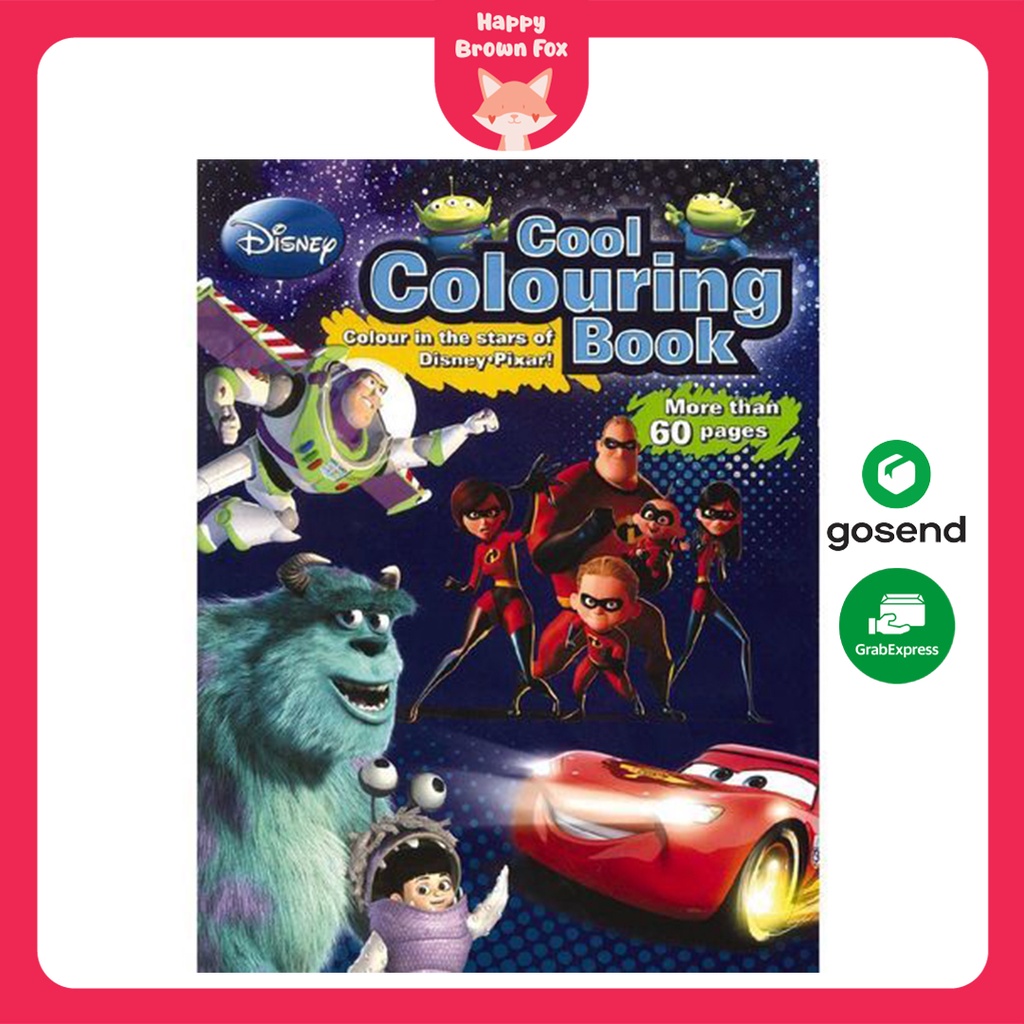 Jual Buku Aktivitas Mewarnai Anak Kartun Cool Colouring Book | Shopee ...
