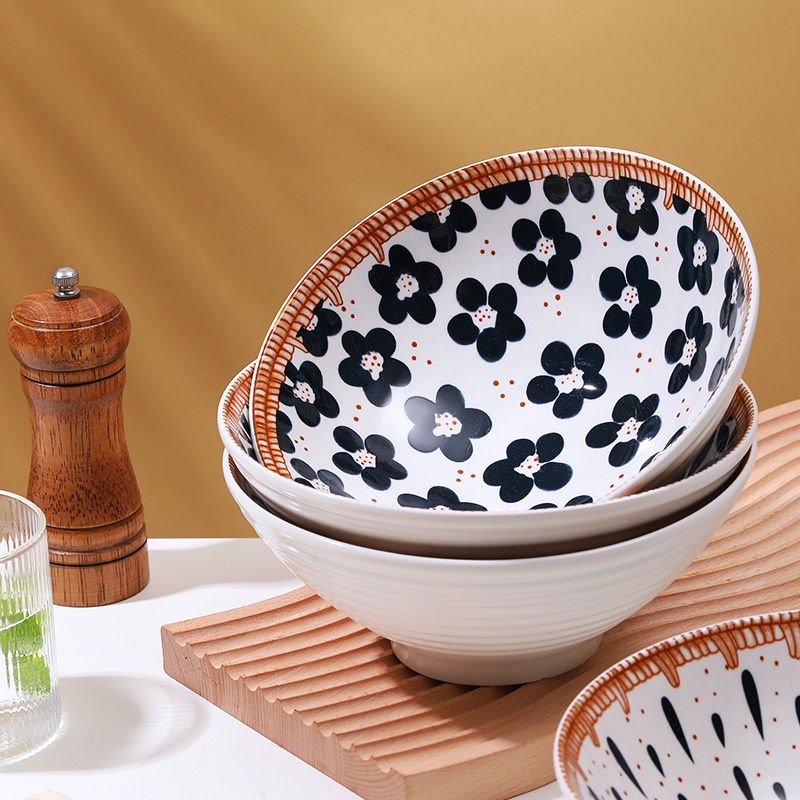 Jual HHS Mangkok Ramen Keramik Motif Anyaman Ukuran 20cm | Shopee Indonesia