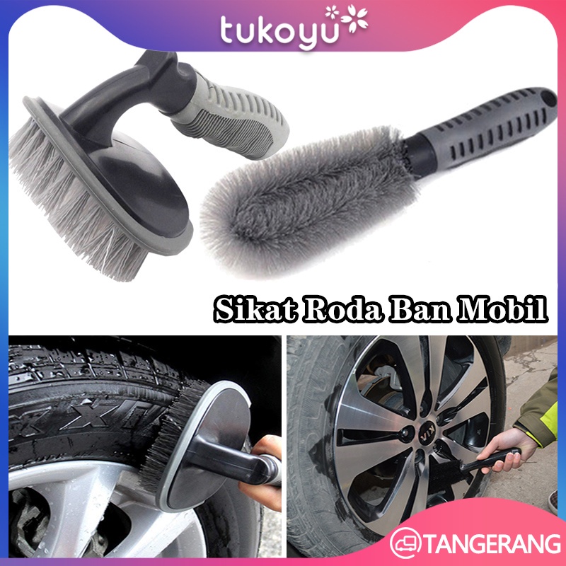 Jual Sikat Roda Ban Mobil/Sikat Velg Pembersih Mobil/Car Wheel Brush ...