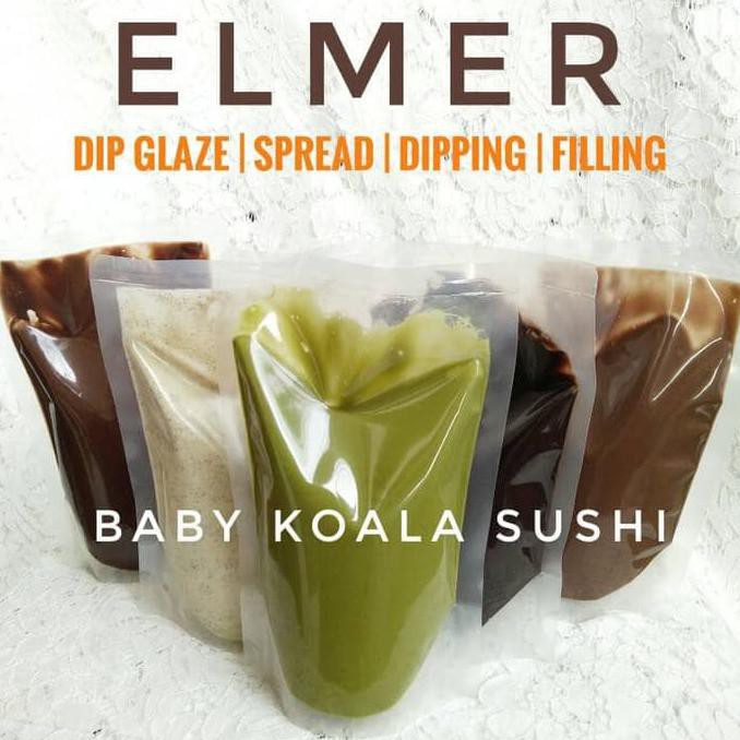 Jual ELMER Matcha Green tea | Selai Greentea Glaze Spread Topping Donut ...