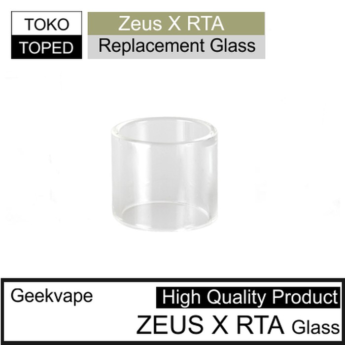 Jual Geekvape ZEUS X RTA Replacement Glass | 25 25mm tabung kaca tube ...