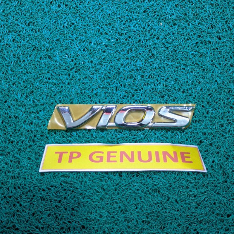 Jual Emblem logo tulisan Vios bagasi belakang | Shopee Indonesia