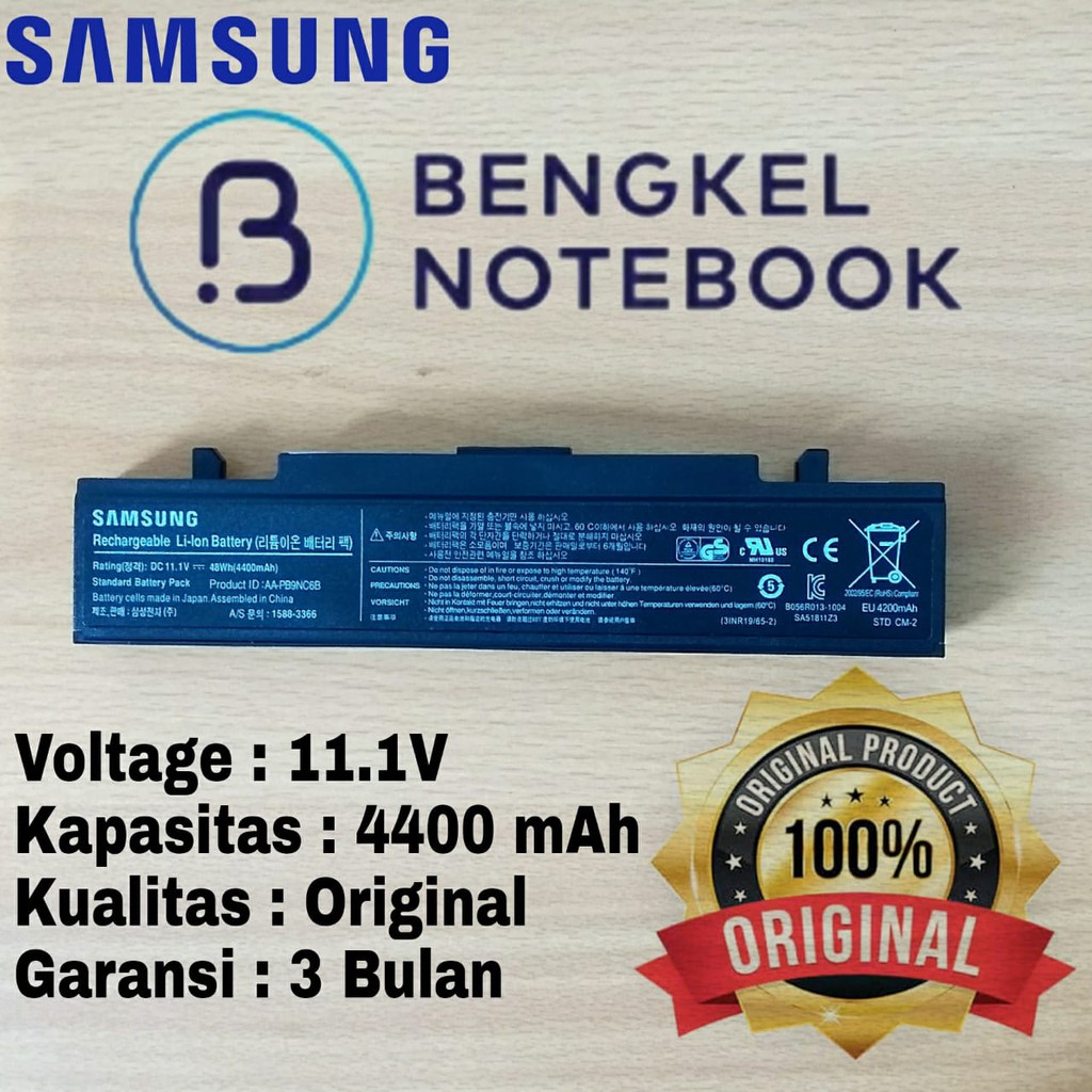 Jual Baterai Samsung AA-PB9NC6B RV711 RV509 RV415 RV413 RF511 RF411 ...