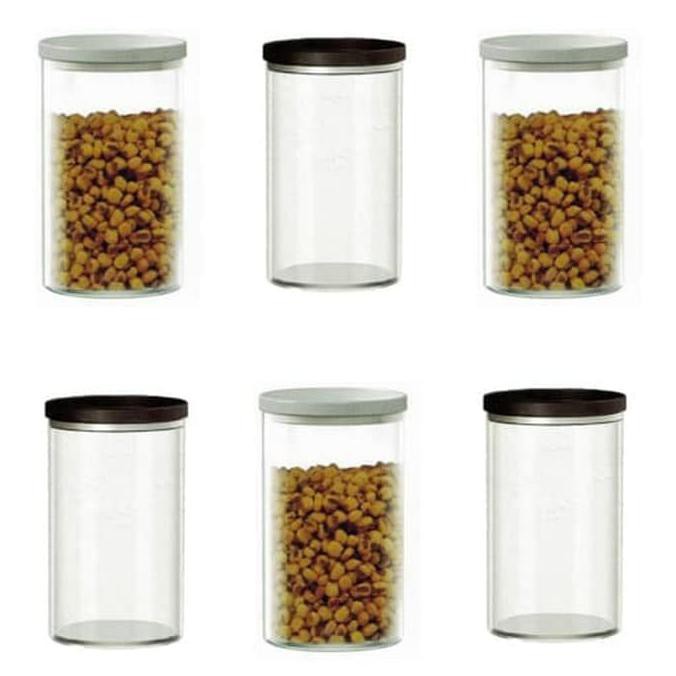 Jual Banting Harga Toples Kaca Canary Kedap Udara Set (6 Pcs) Ukuran 880 Ml | Shopee Indonesia