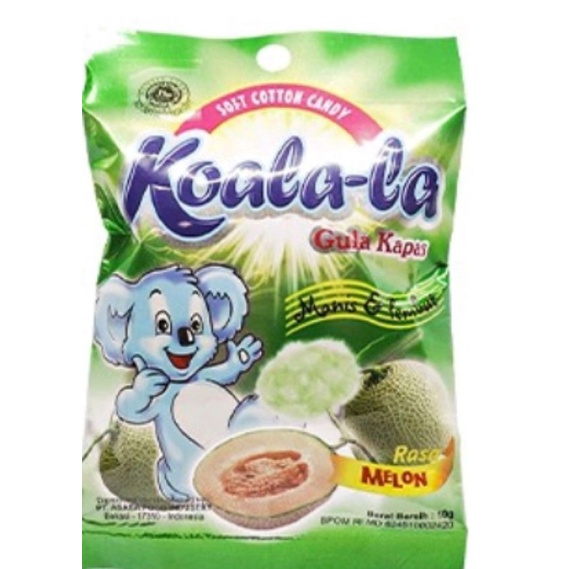 Jual koala-la permen gula kapas / soft cotton candy / manis10 gr aneka ...