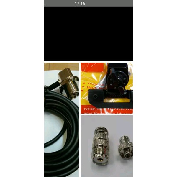 Jual Dijual PAKET KABEL ANTENA murah RG 58 RIG MOBIL HT PLUS BREKET CONEKTOR HT Murah | Shopee ...