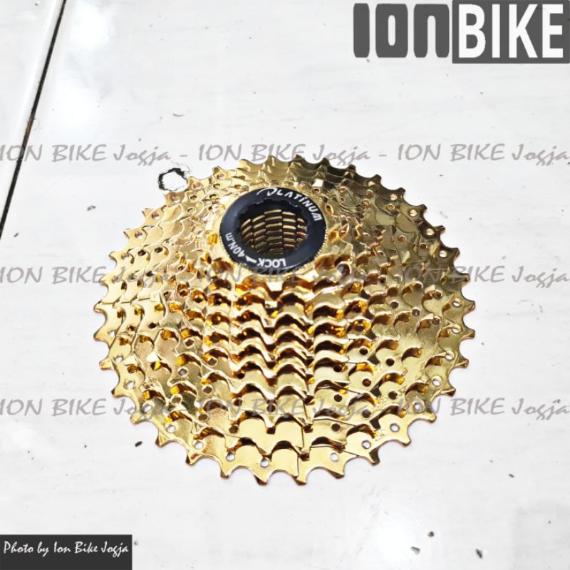 Jual sprocket platinum 10 speed 11 - 36 T Gold rapi smooth cassete ...