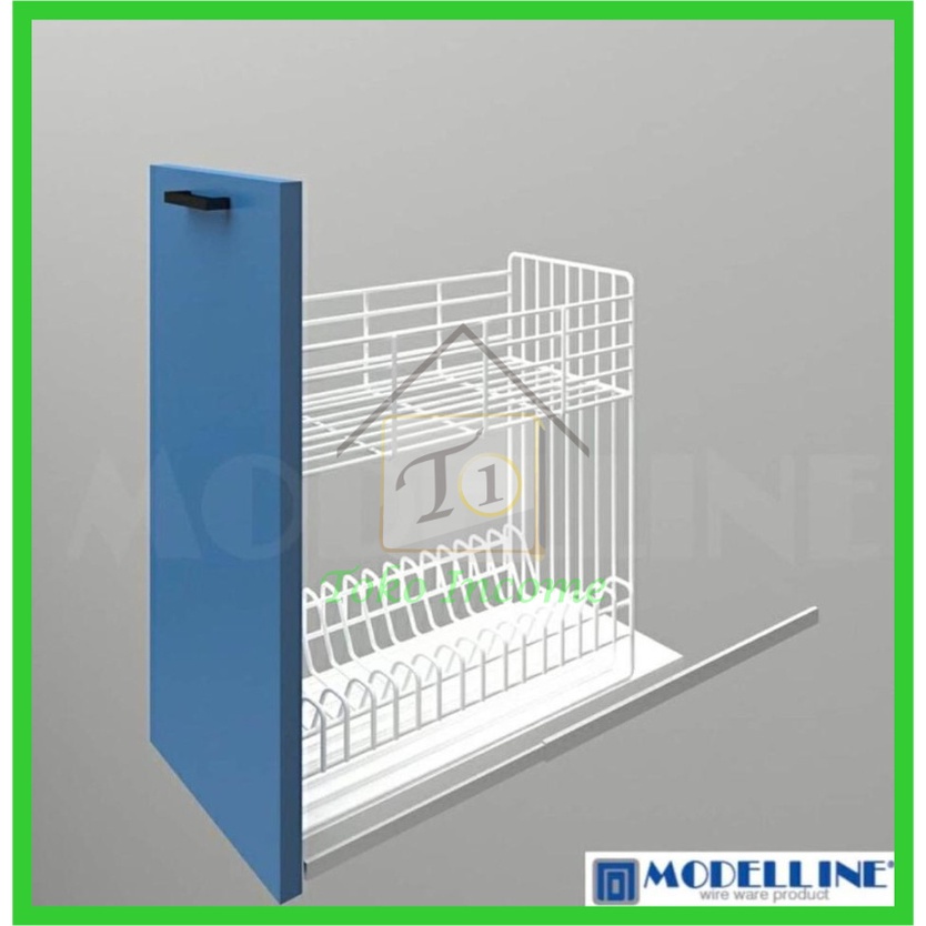 Jual Rak Modelline B30ED + T / Rak Piring Kitchen 3 Susun + Tatakan ...