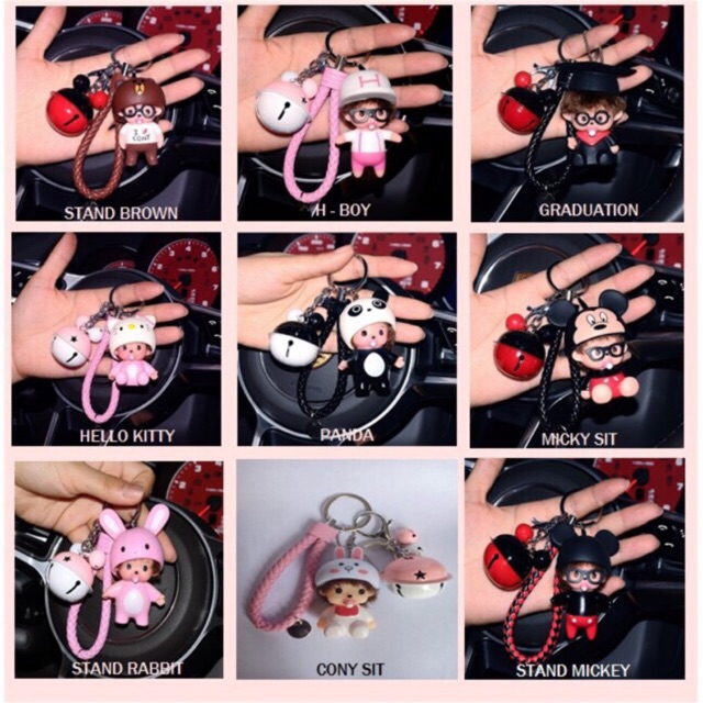 Jual Gantungan Kunci / Keychain Karakter Lucu Line Friends Brown Cony ...