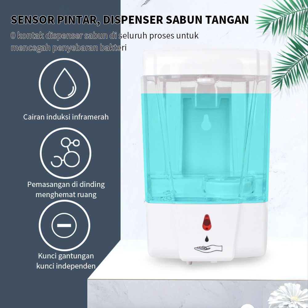Jual Dispenser Sabun Otomatis Tempat Sabun Sensor StarHome Kapasitas ...