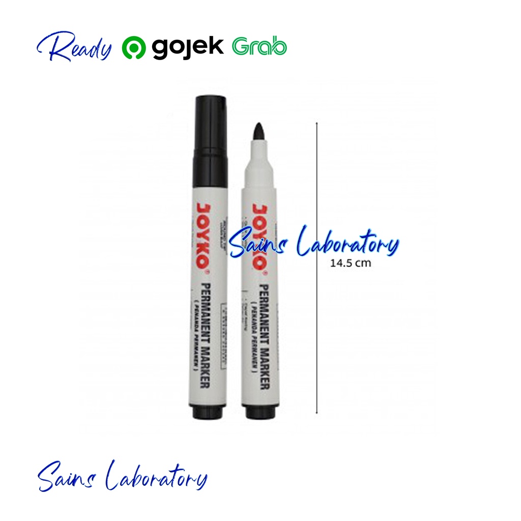 Jual Spidol Permanent Marker (Hitam) JOYKO PM-17 Anti Air Segala ...