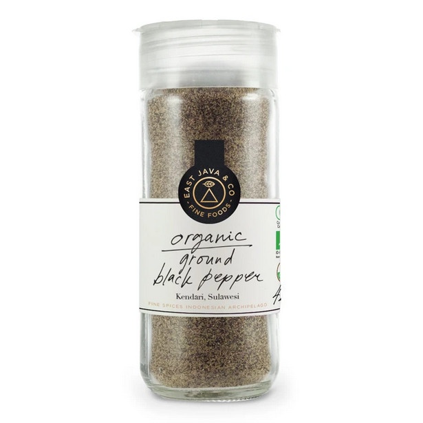 Jual East Java & Co Organic Ground Black Pepper - 55G | Shopee Indonesia