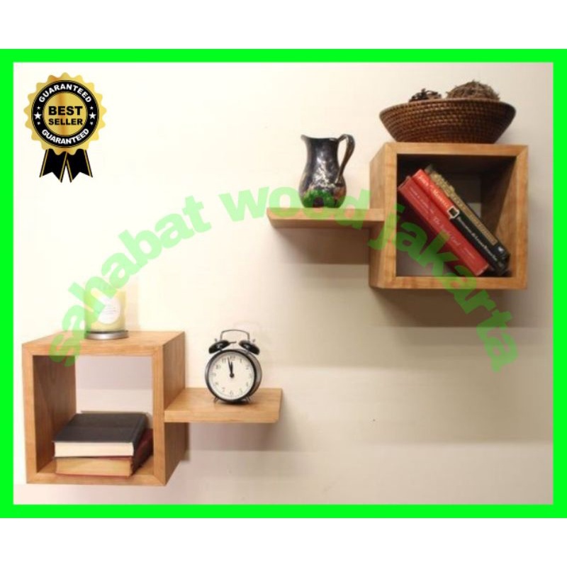 Jual Rak buku kayu Rak bunga Rak foto Rak kaktus Rak dinding Rak ...
