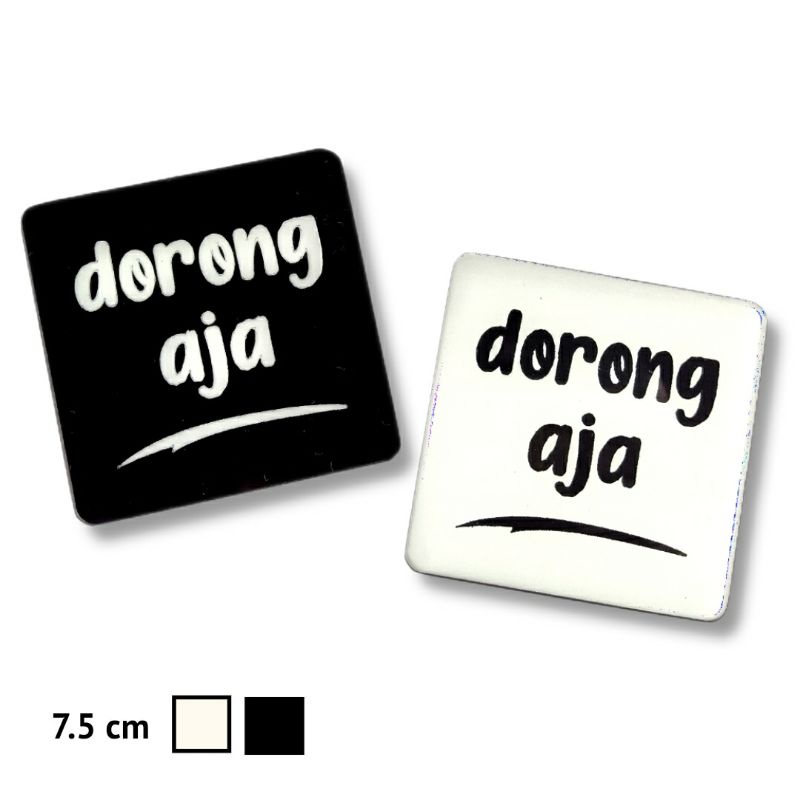 Jual Sign Akrilik Tarik Dorong pintu/ Dekorasi tulisan Dorong | Shopee ...