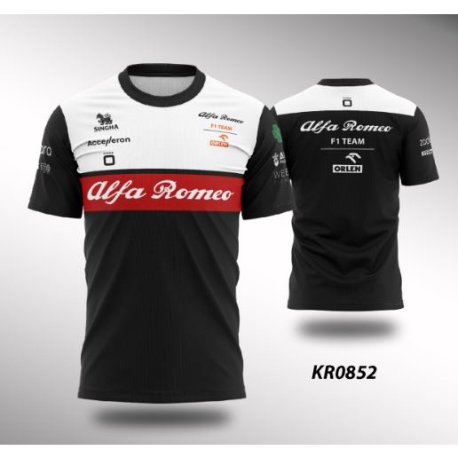 Jual Jersey Baju Special F1 Formula One Team Alfa Romeo 2022 Fullprint ...